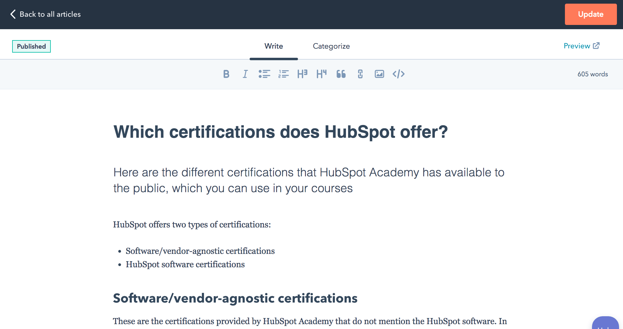 Knowledge Base Software HubSpot